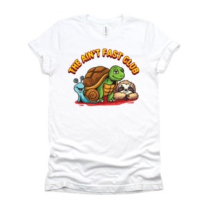 This Ain't Fast Club Shirt / Cute Sloth Snail Shirt / Slow Animals ...