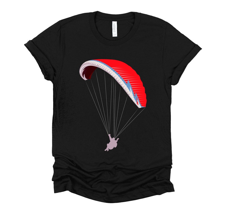 Paragliding Tshirt, Paraglider Gift, Parachute Design, Skydiving Tees ...