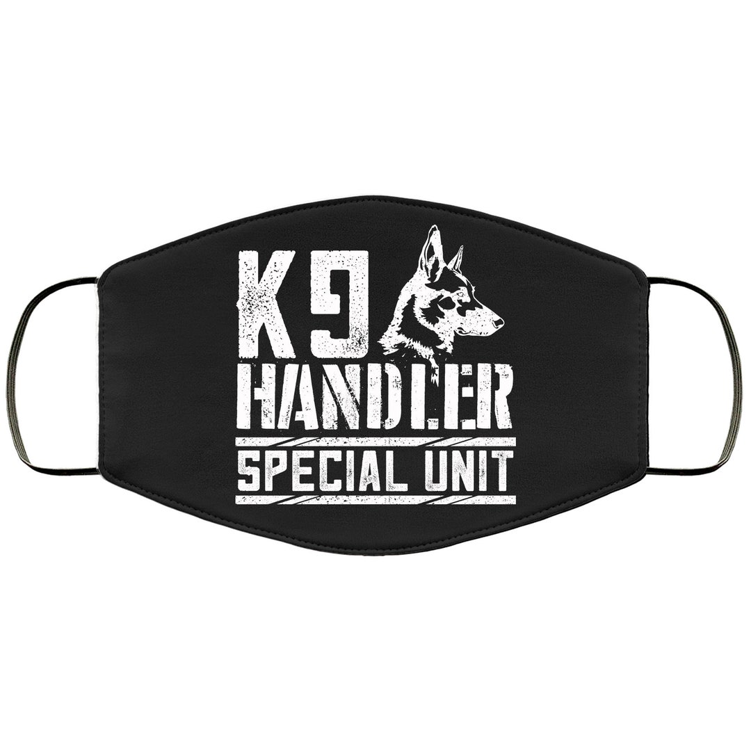 K9 Face Mask Adult & Kids Mask Police Unit Rescue Canine Dog Face Masks ...