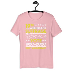 Womens Vote Tshirt, Feminist Shirt, 19th Amendment Suffrage Gift, 100th ...
