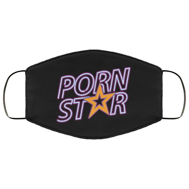 Porn Star Face Mask Adult Humor Naughty Joke Face Masks Anti Etsy