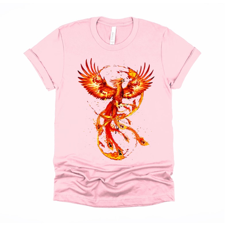 Rising Phoenix Tshirt / Fire Fenix Shirt / Mythical Creature T Shirt ...