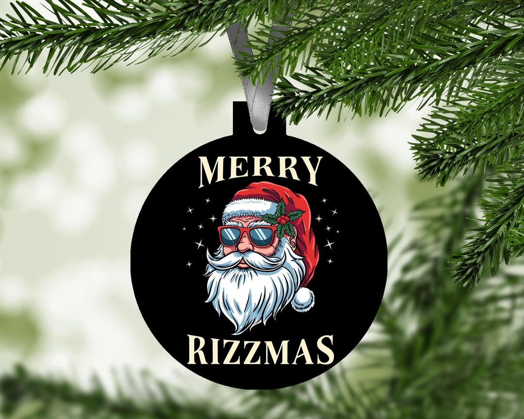 Christmas Ornament / Merry Rizzmas / Christmas Decor / Christmas Gift ...