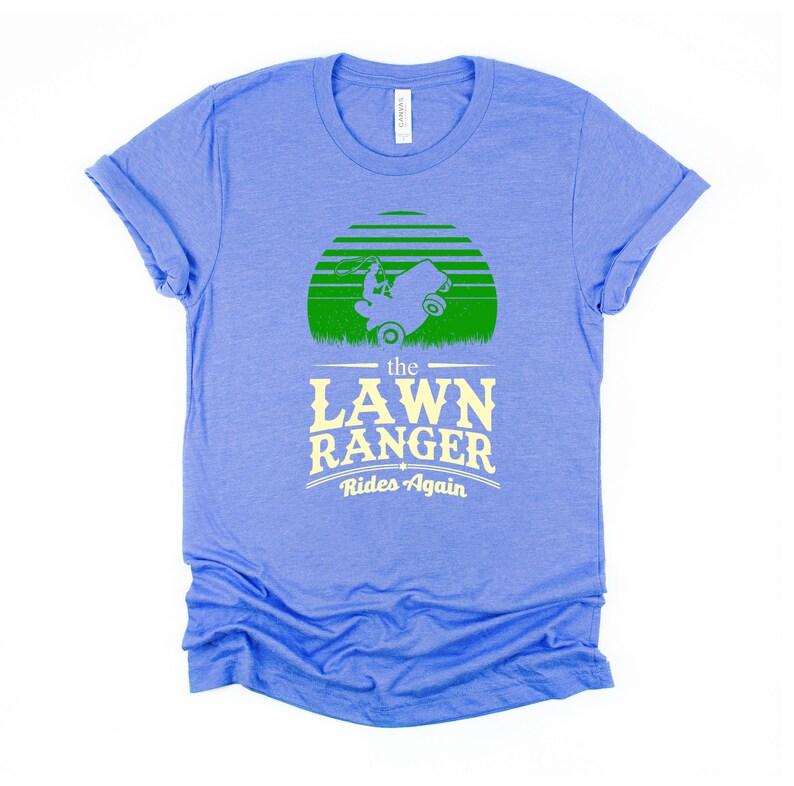 Lawn Ranger Grass Mower Funny Landscaping Tshirt, Landscape Gardener ...