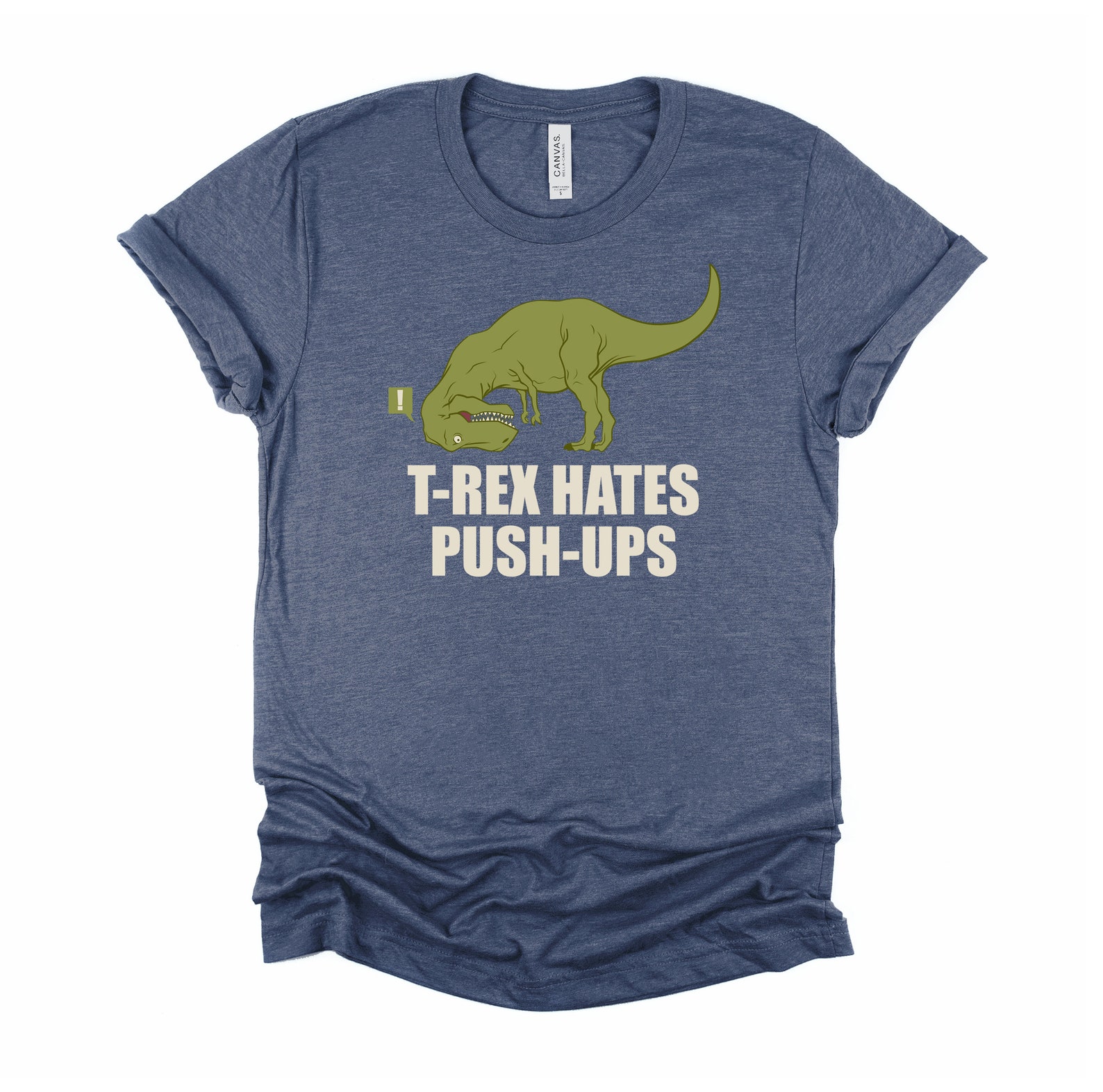 T-rex Hate Push Ups Tshirt, T Rex Push-up Shirt, Funny Trex Dinosaur ...