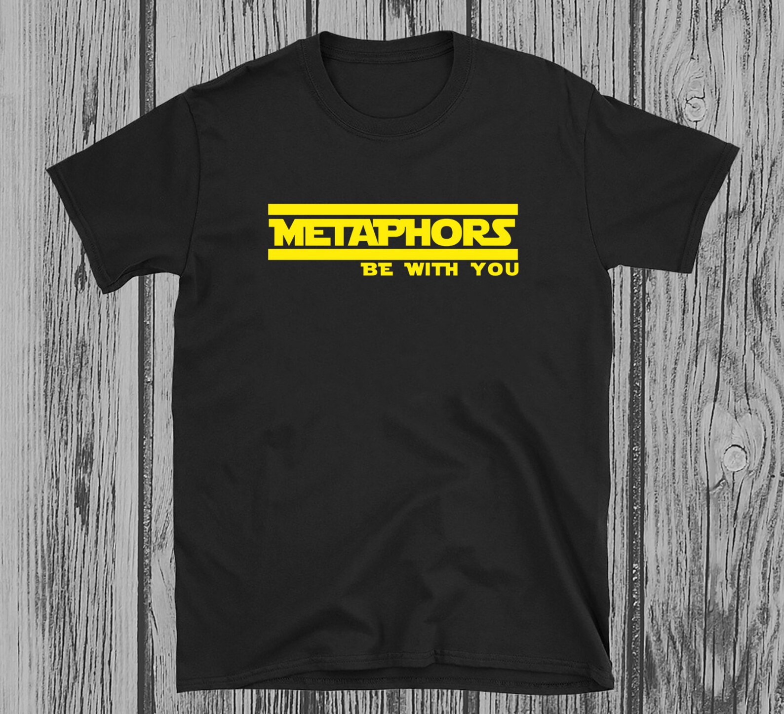 Metaphors Be With You Metaphors Pun Tshirt Grammar Scifi | Etsy
