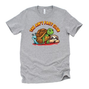 This Ain't Fast Club Shirt / Cute Sloth Snail Shirt / Slow Animals ...