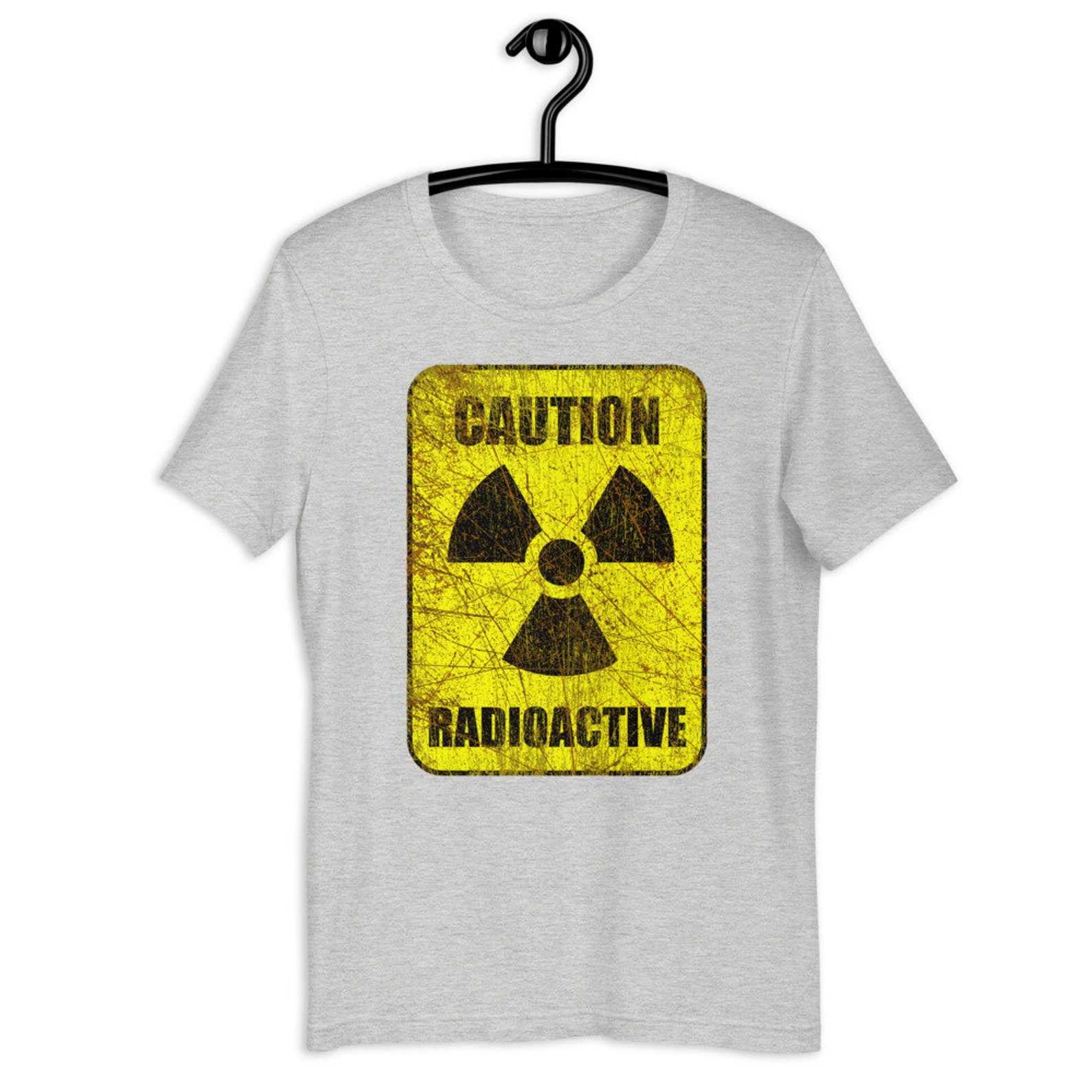 Caution Radioactive Tshirt Radiation Symbol Shirt Hazard | Etsy