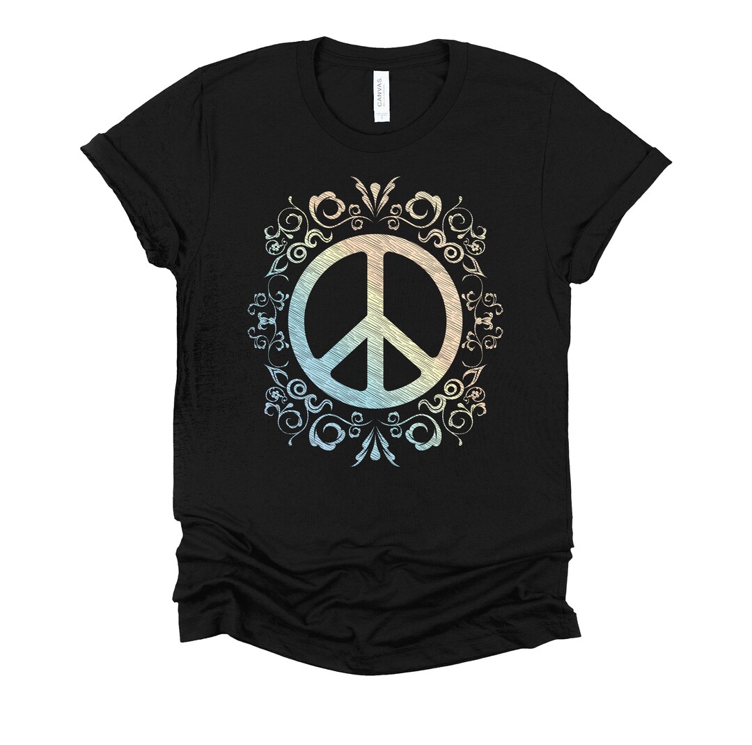 Pastel Peace Sign / Peace Sign Shirt / Peace Symbol / Cute Peace Sign ...