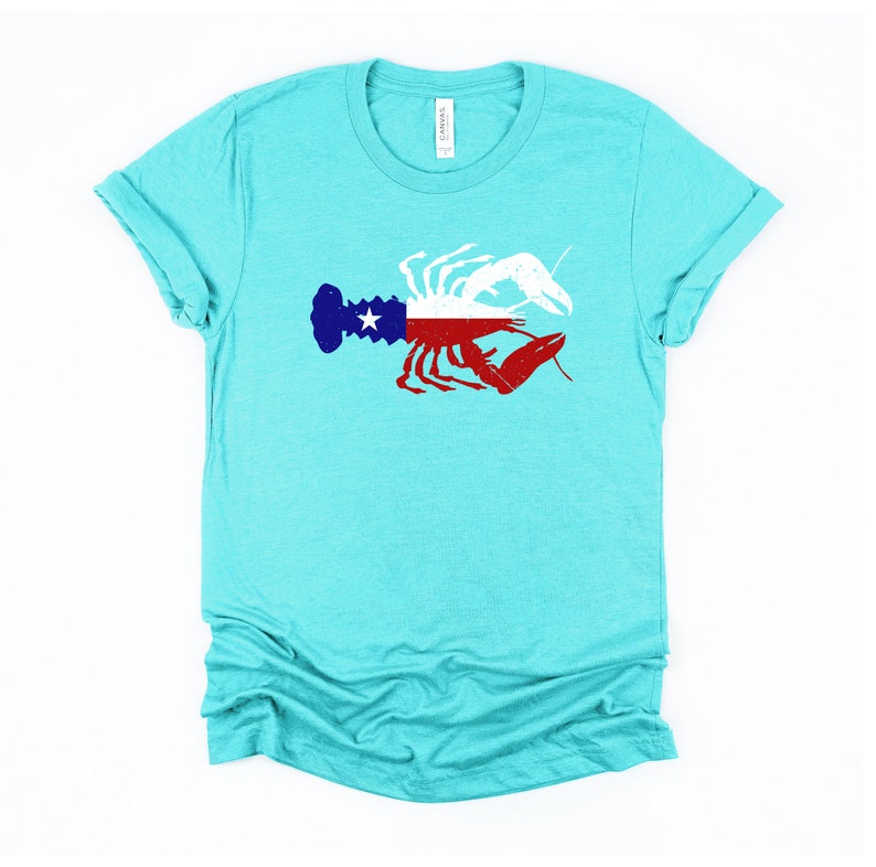 Texas Crawfish Shirt | Cajun Seafood Tee | Lone Star State Shirt | Boil ...