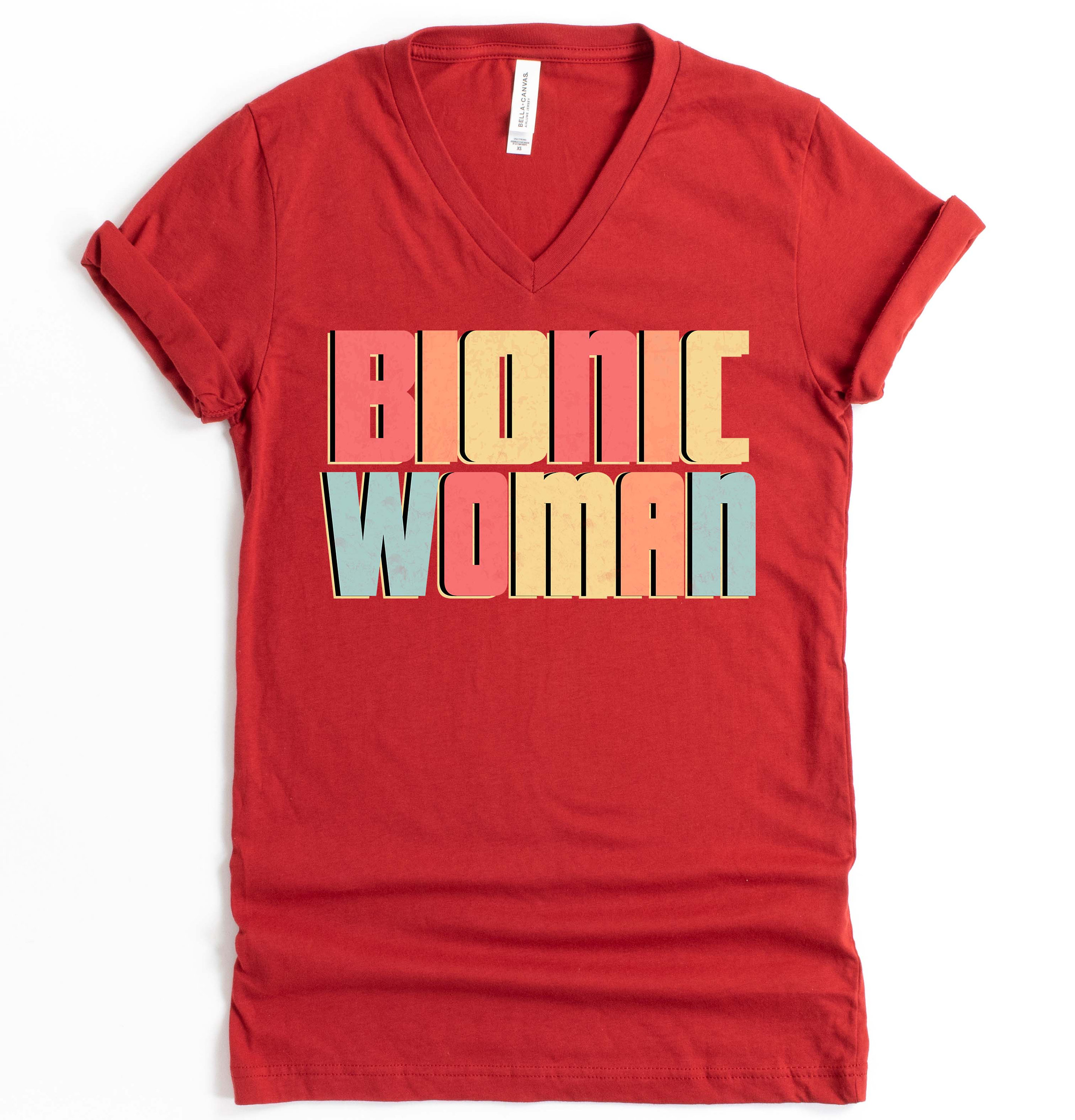 Bionic Woman T-shirt Injury Accident Get Well V-neck Tee - Etsy