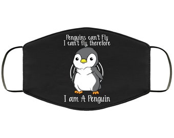 Penguin Face Mask - Etsy