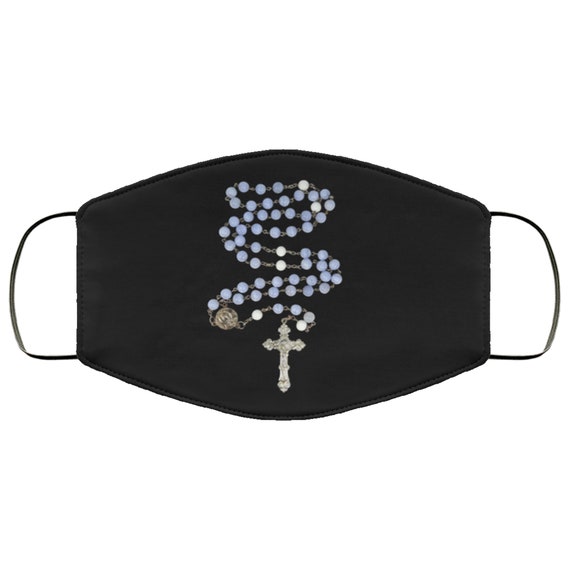 Rosary Catholic Face Mask Adult & Kids Mask Bible Verse | Etsy