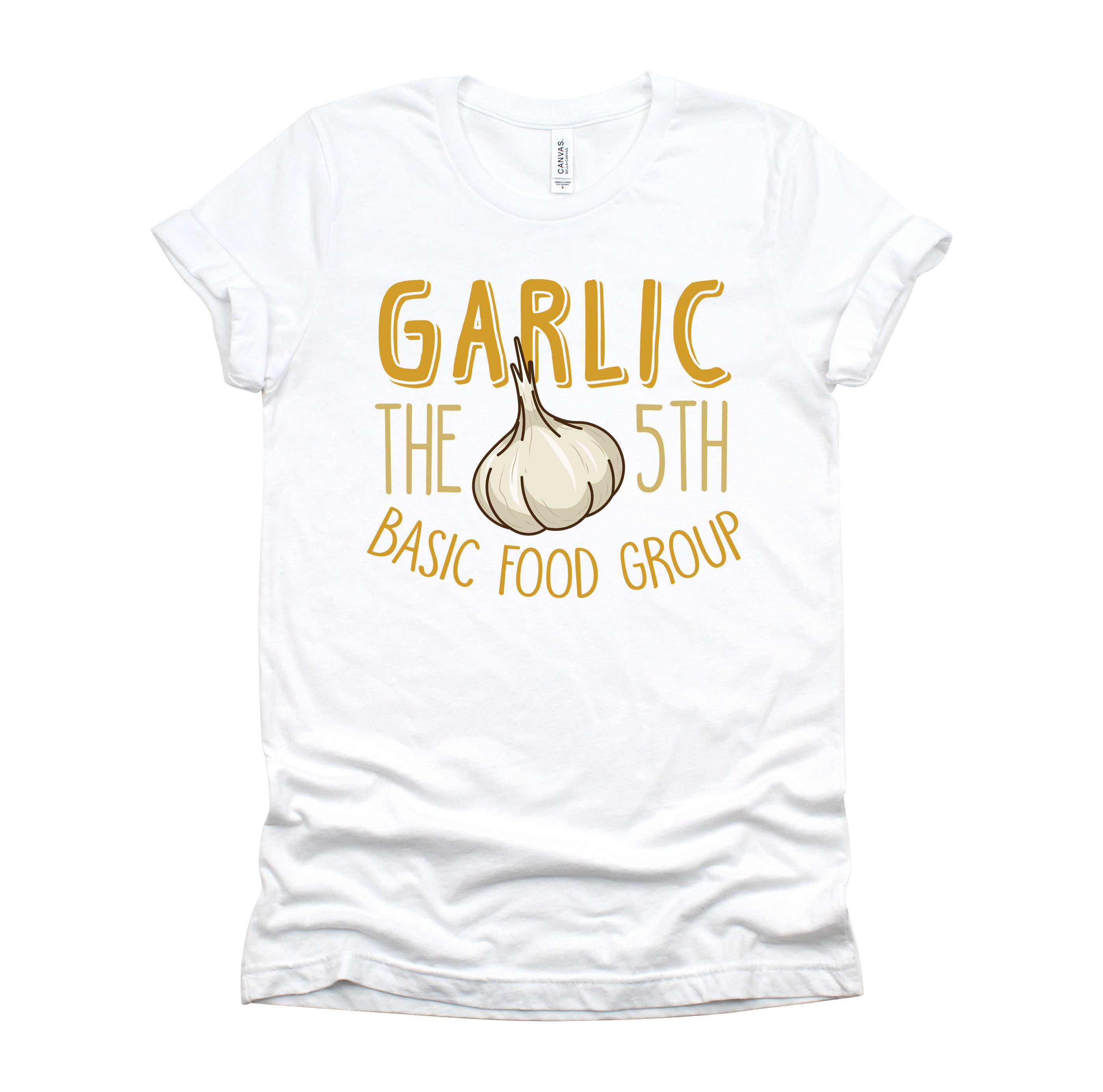 Funny Garlic Lover Tshirt - Culinary School Chef Cook Short-sleeve ...