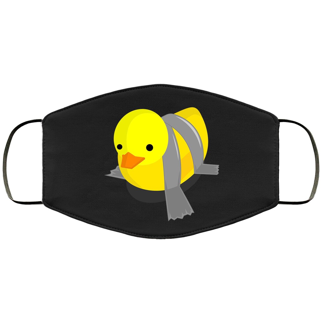 Duct Tape Duck Face Mask Adult & Kids Mask DIY Funny Repairman Handyman ...