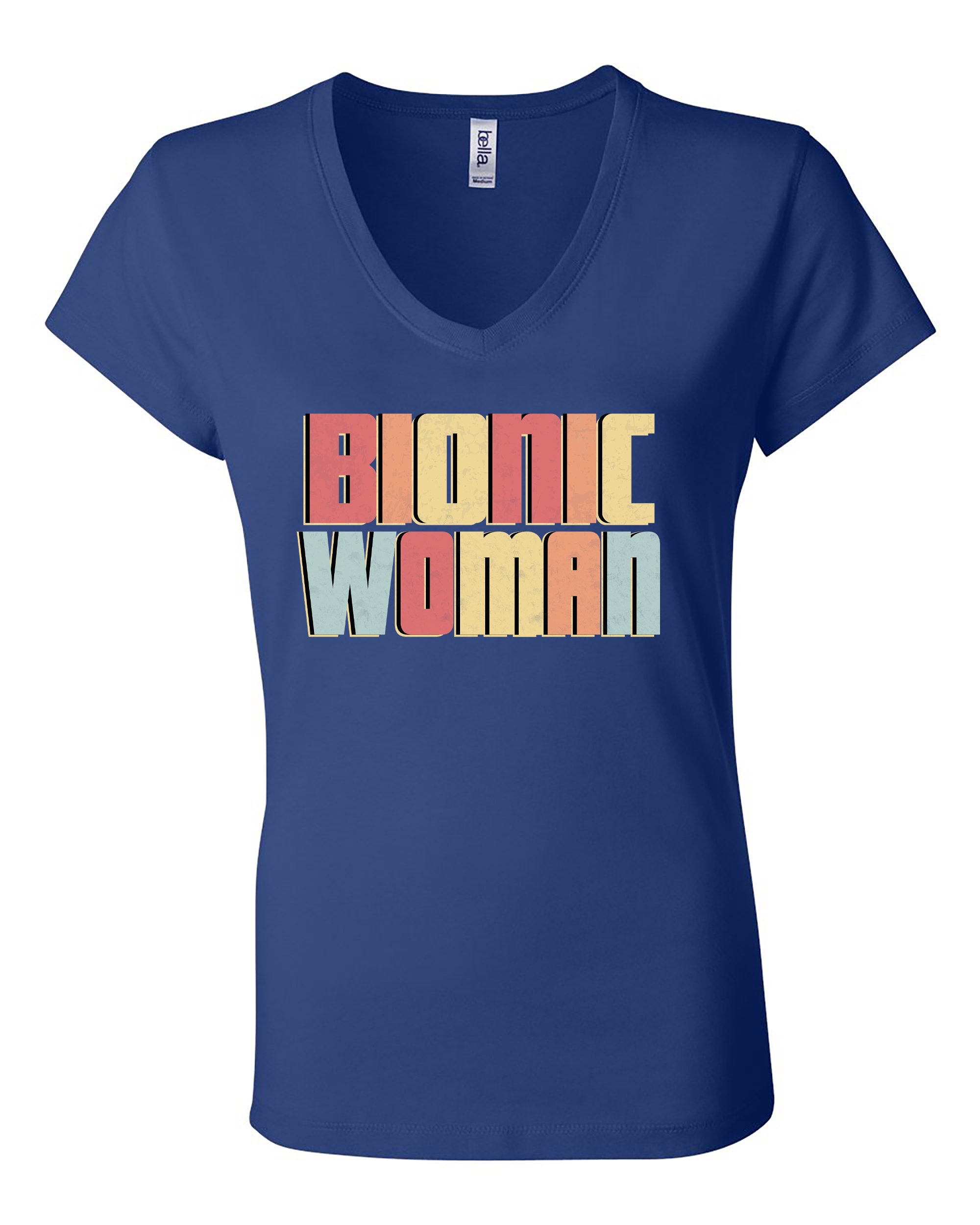Bionic Woman T-Shirt Injury Accident Get Well V-Neck Tee | Etsy