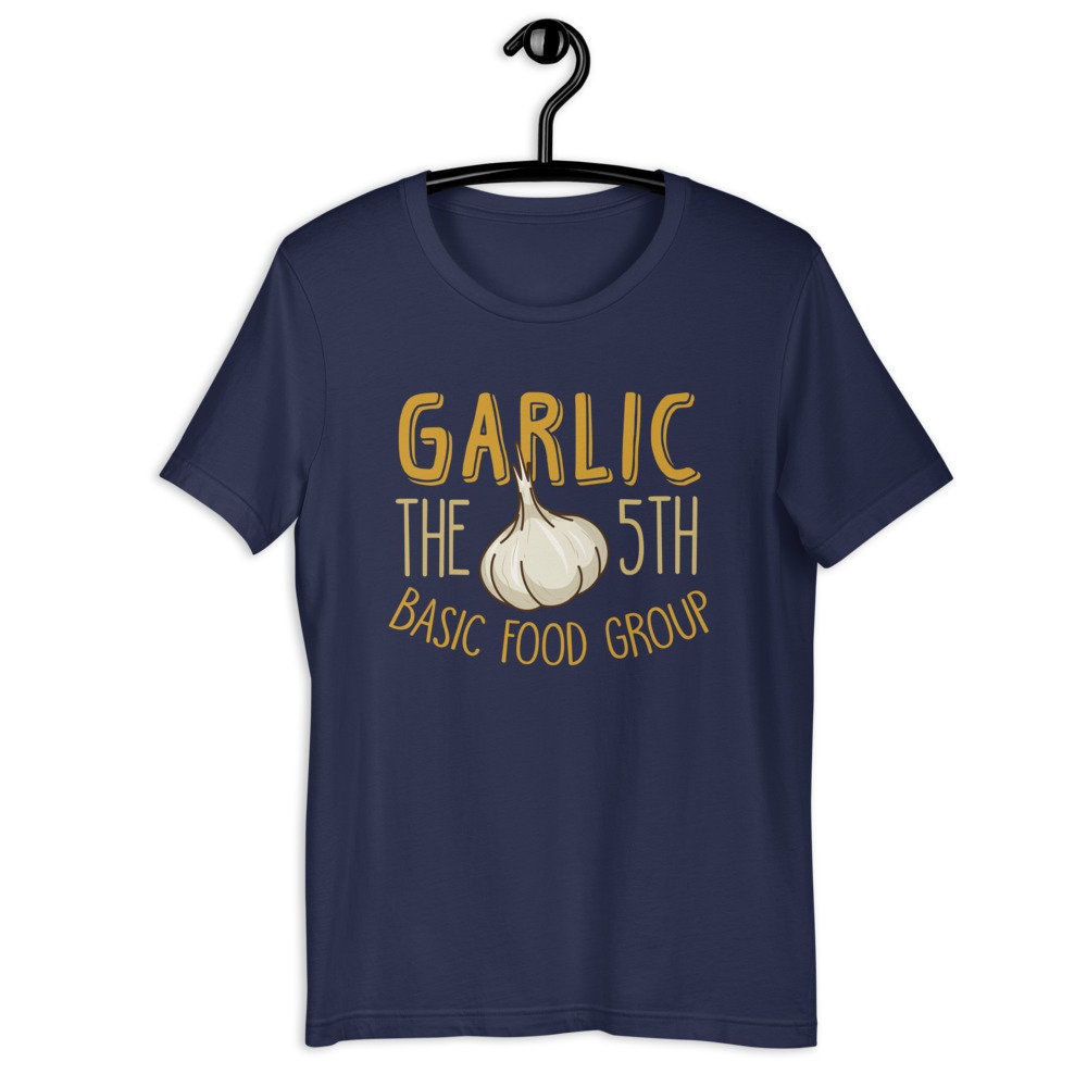 Funny Garlic Lover Tshirt - Culinary School Chef Cook Short-sleeve ...