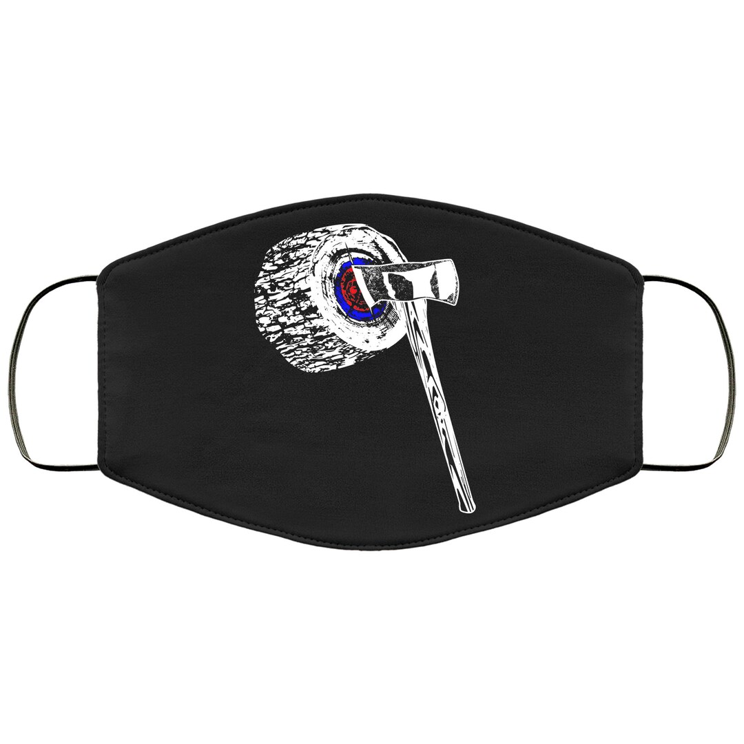 Axe Throwing Face Mask Ax Thrower Bullseye Target Face Masks Anti ...