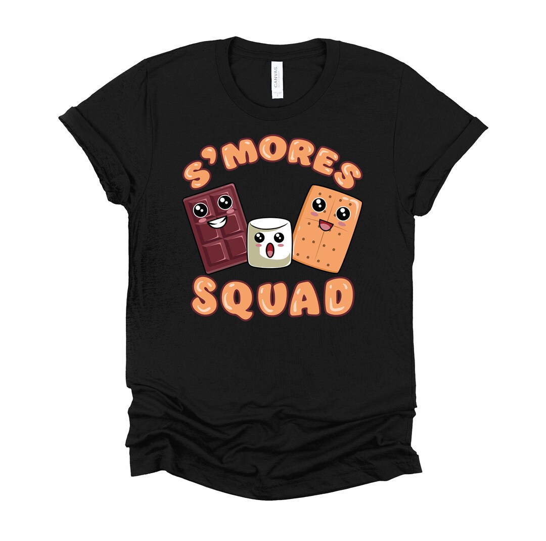 Kids Smores Squad Shirt / Camping Gift / Roasted Marshmallow / Camping ...