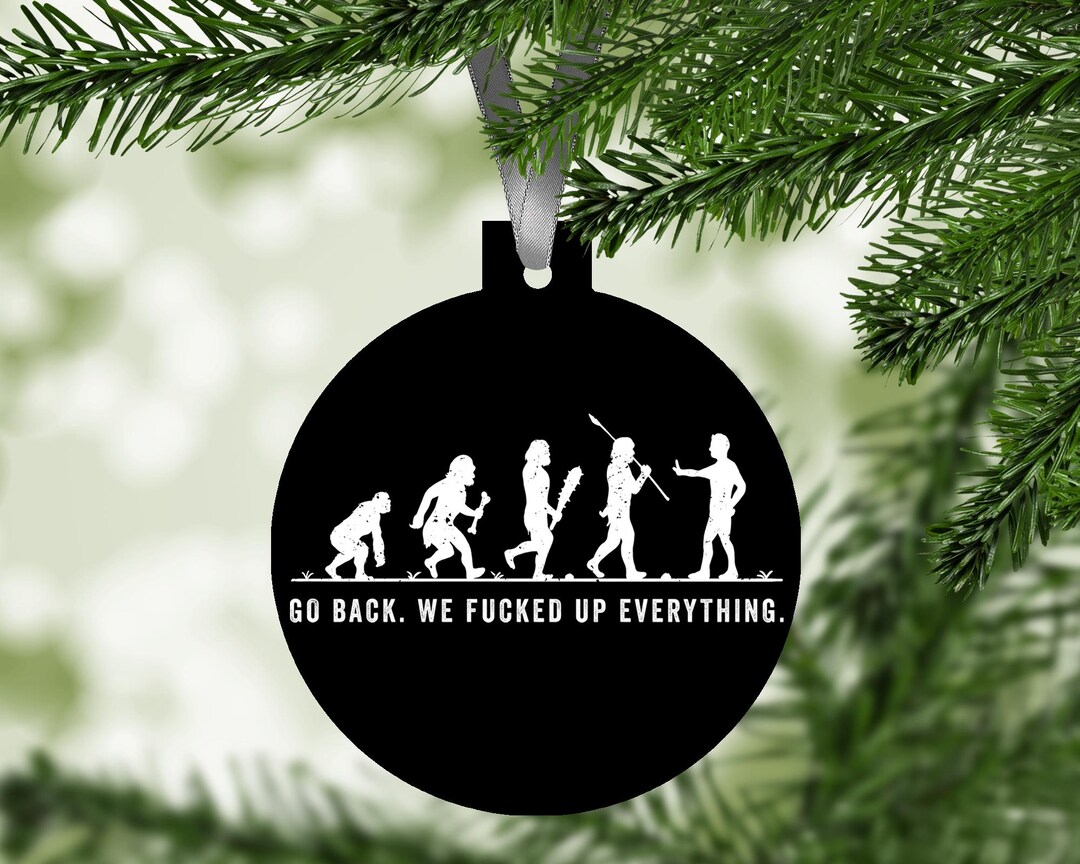 Christmas Ornament / Human Evolution / Christmas Decor / Christmas Gift ...