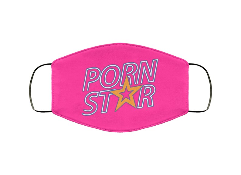 Porn Star Face Mask Adult Humor Naughty Joke Face Masks Anti Etsy