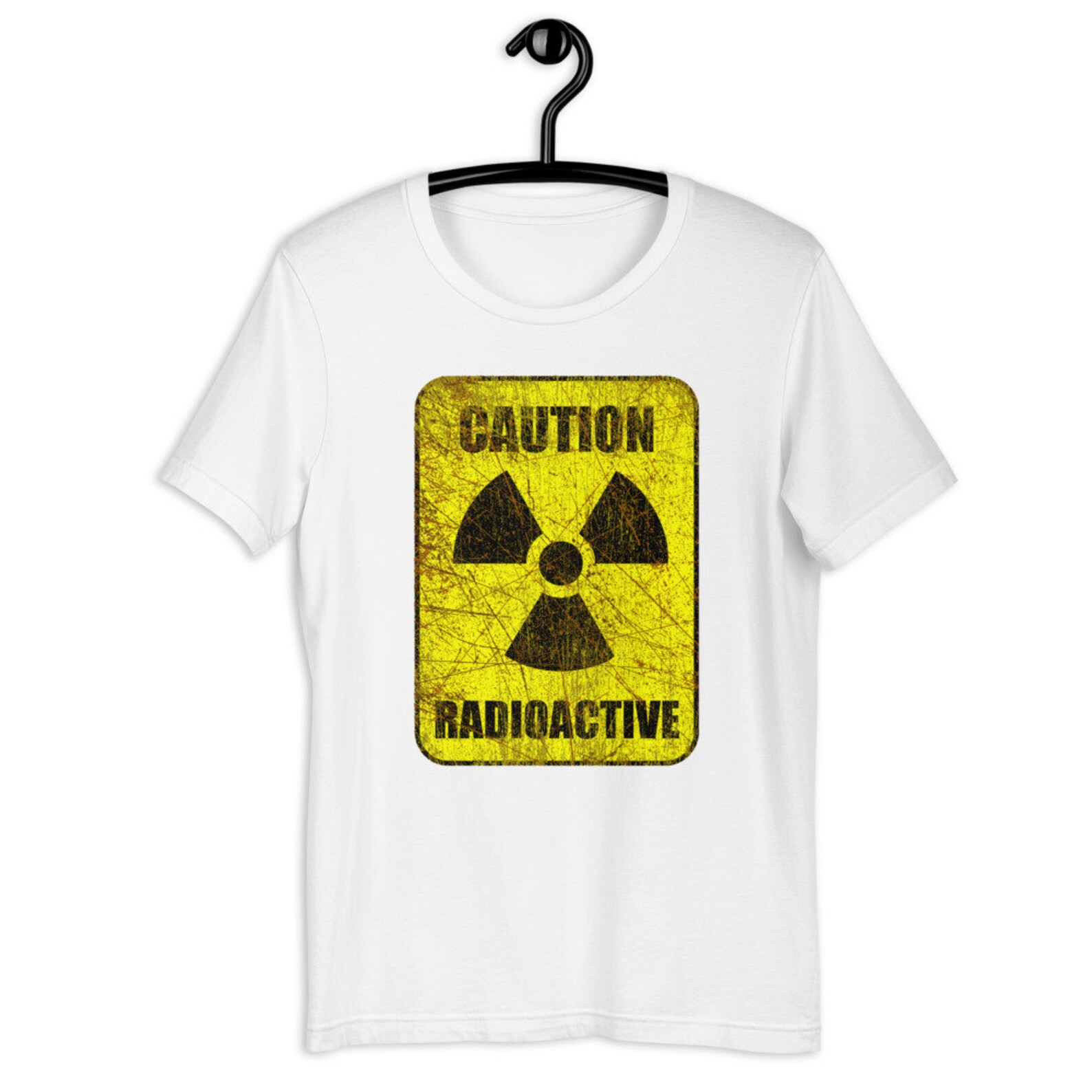 Caution Radioactive Tshirt Radiation Symbol Shirt Hazard | Etsy