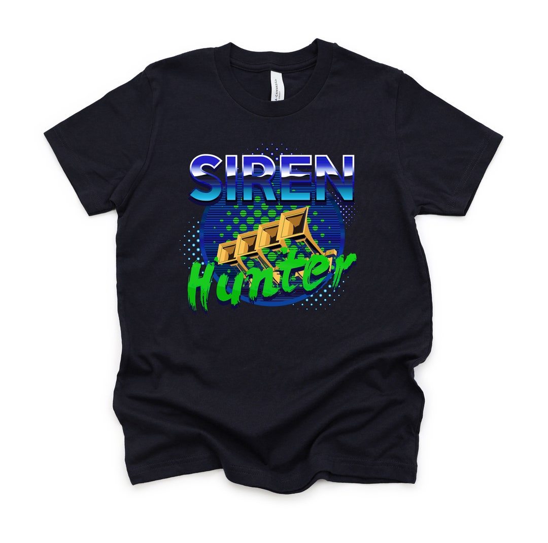 Kids Siren Hunter Tshirt Tornado Chaser Emergency Weather Youth Short ...