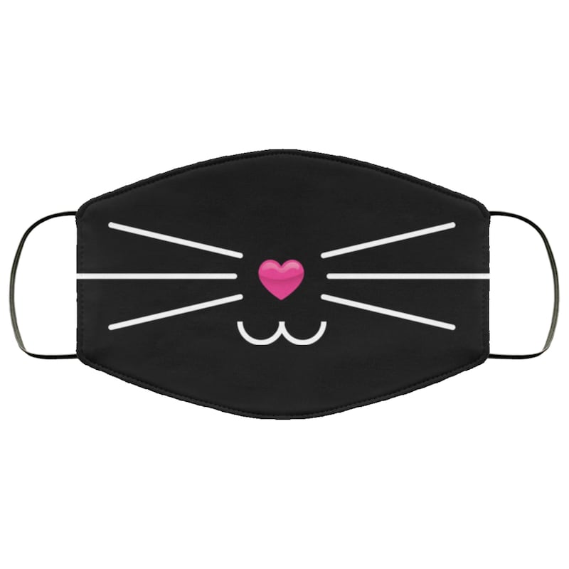 Cat Face Mask - Etsy