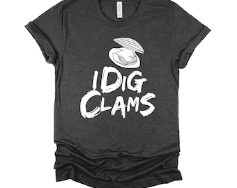 Clam Digger Oyster Digger Weird Engrish Shirts Eclectic - Etsy