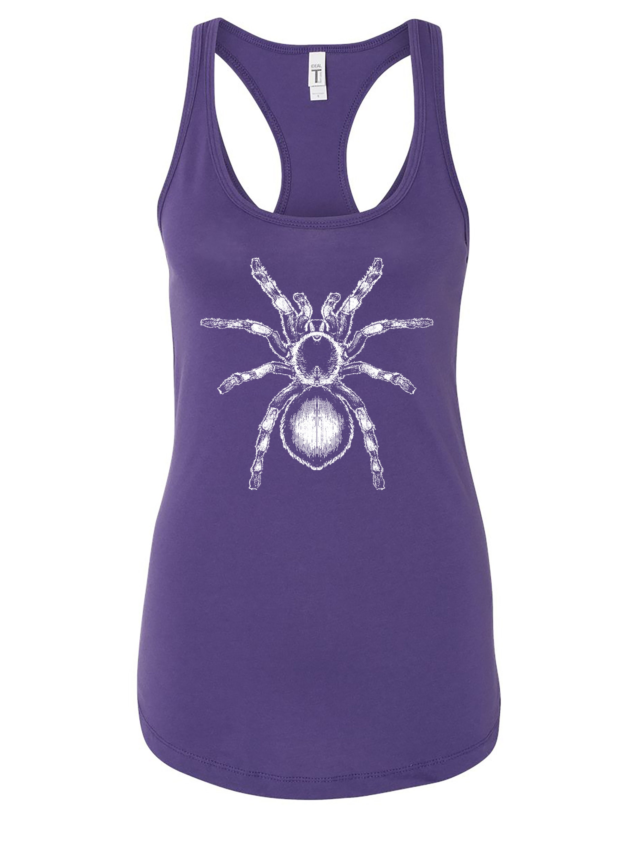 Tarantula Spider Tank Top, Animal Print I Love Spiders Tops, Arachnid ...