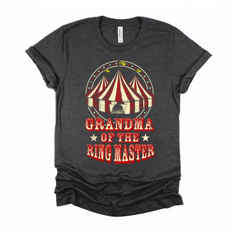 Circus Tshirt, Grandma of the Ring Master, Ringmaster Costume, Vintage ...