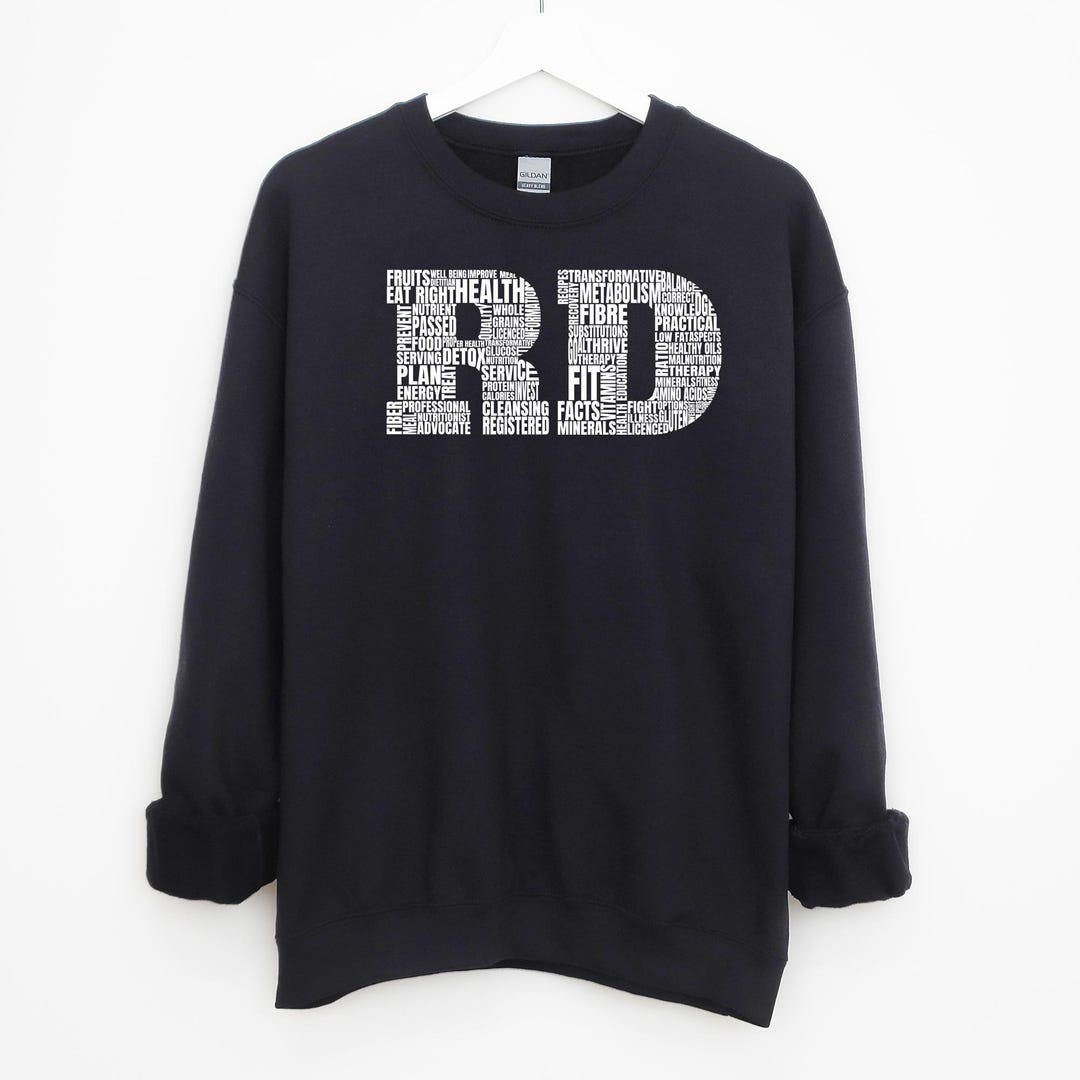 RDN Sweatshirt / Registered Dietitian Sweater / Graduation Gift ...