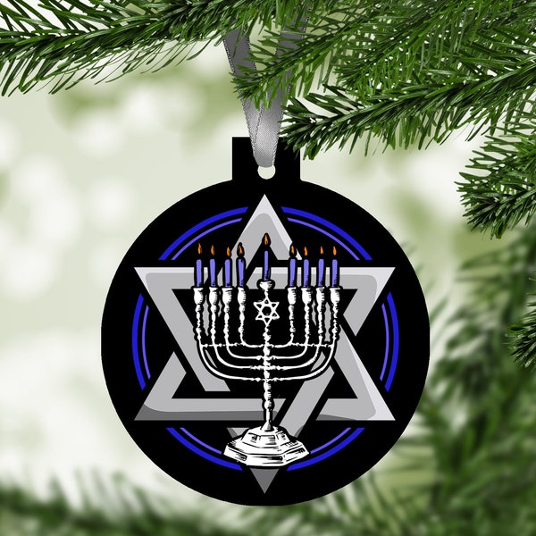 Hanukkah Ornament - Etsy
