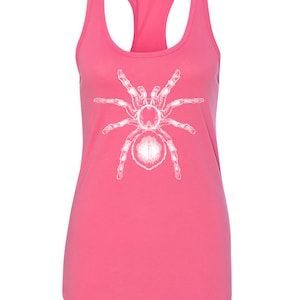 Tarantula Spider Tank Top, Animal Print I Love Spiders Tops, Arachnid ...
