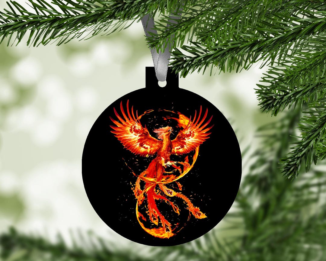 Phoenix Ornament / Christmas Decor / Christmas Gift / Christmas ...