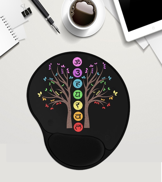 Chakra Tree of Life Mouse Pad Meditation Healing Crystals With - Etsy
