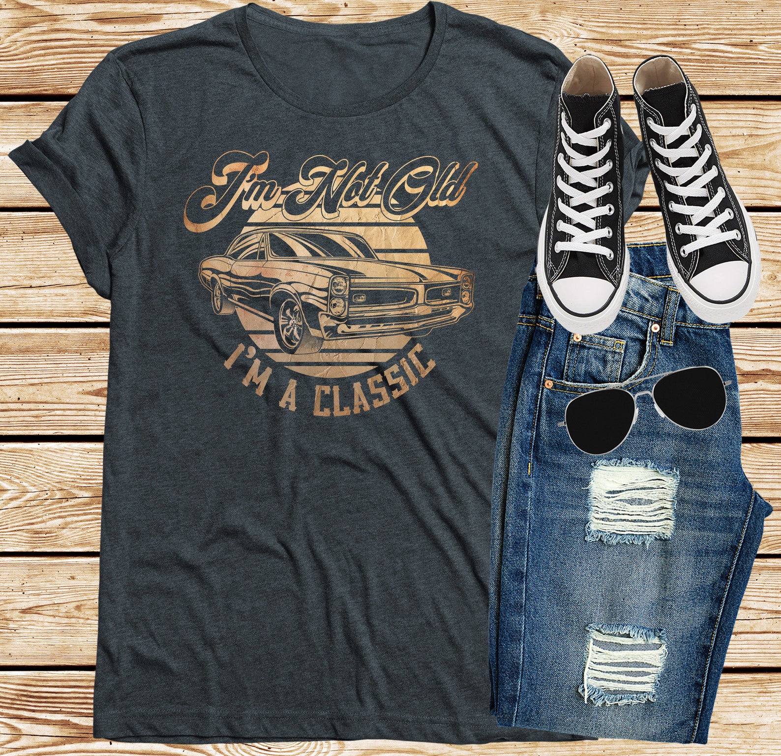 Old Classic Cars Tshirt Car Show Vintage Shirt Birthday | Etsy
