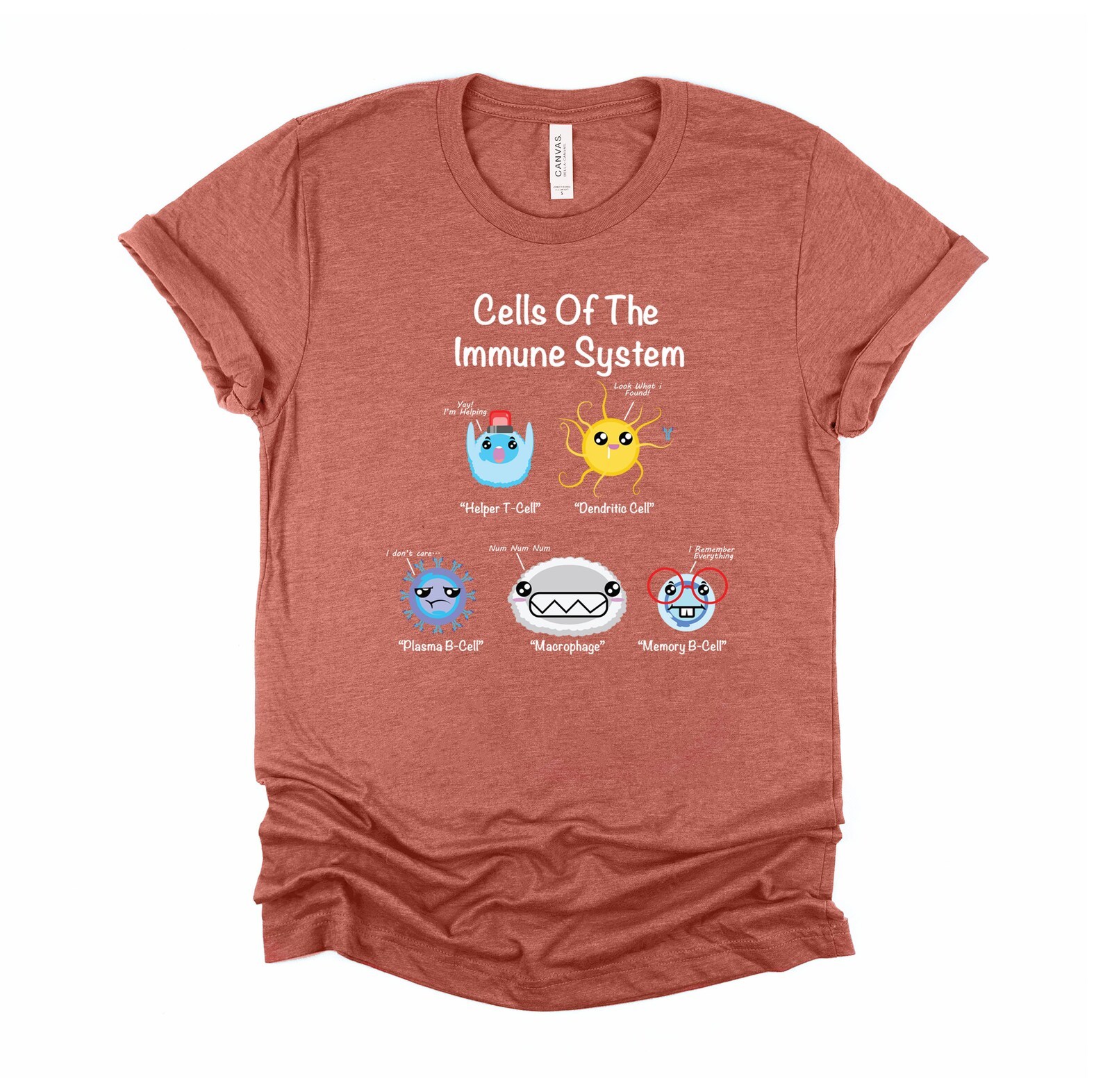 Immune System Cells Shirt / Cell Immunologist Shirt / Allergy Doctor ...