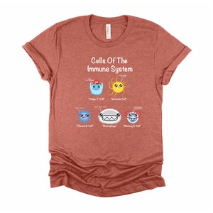 Immune System Cells Shirt / Cell Immunologist Shirt / Allergy Doctor ...