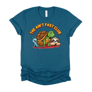 This Ain't Fast Club Shirt / Cute Sloth Snail Shirt / Slow Animals ...