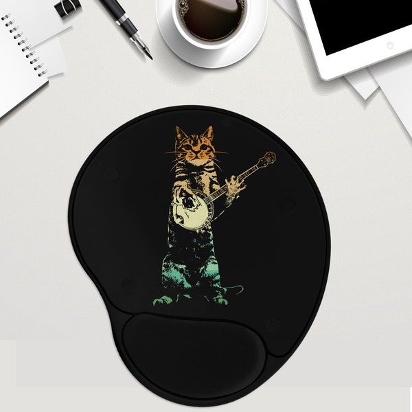 Banjo Cat - Etsy