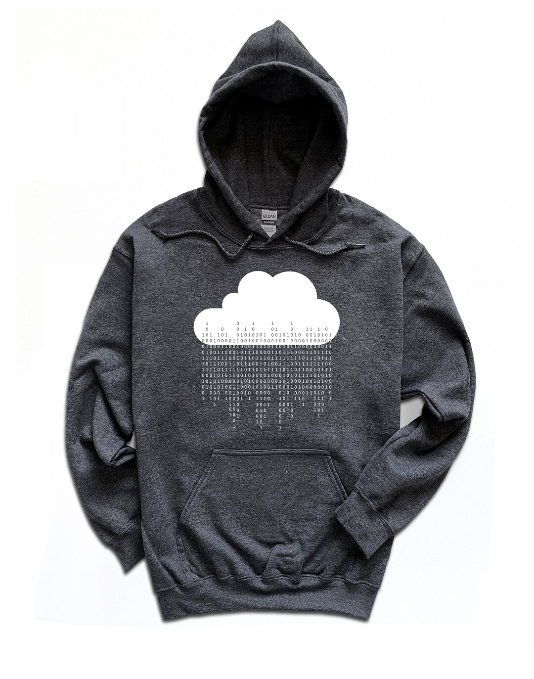 Programmer Hoodie Binary Code Ts Hooded Sweatshirt Computer Science Sweater Software
