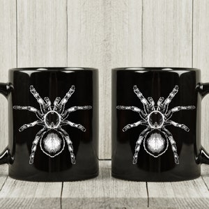 Tarantula Spider Mug / Scary Spiders Halloween Coffee Mug / 11oz or ...