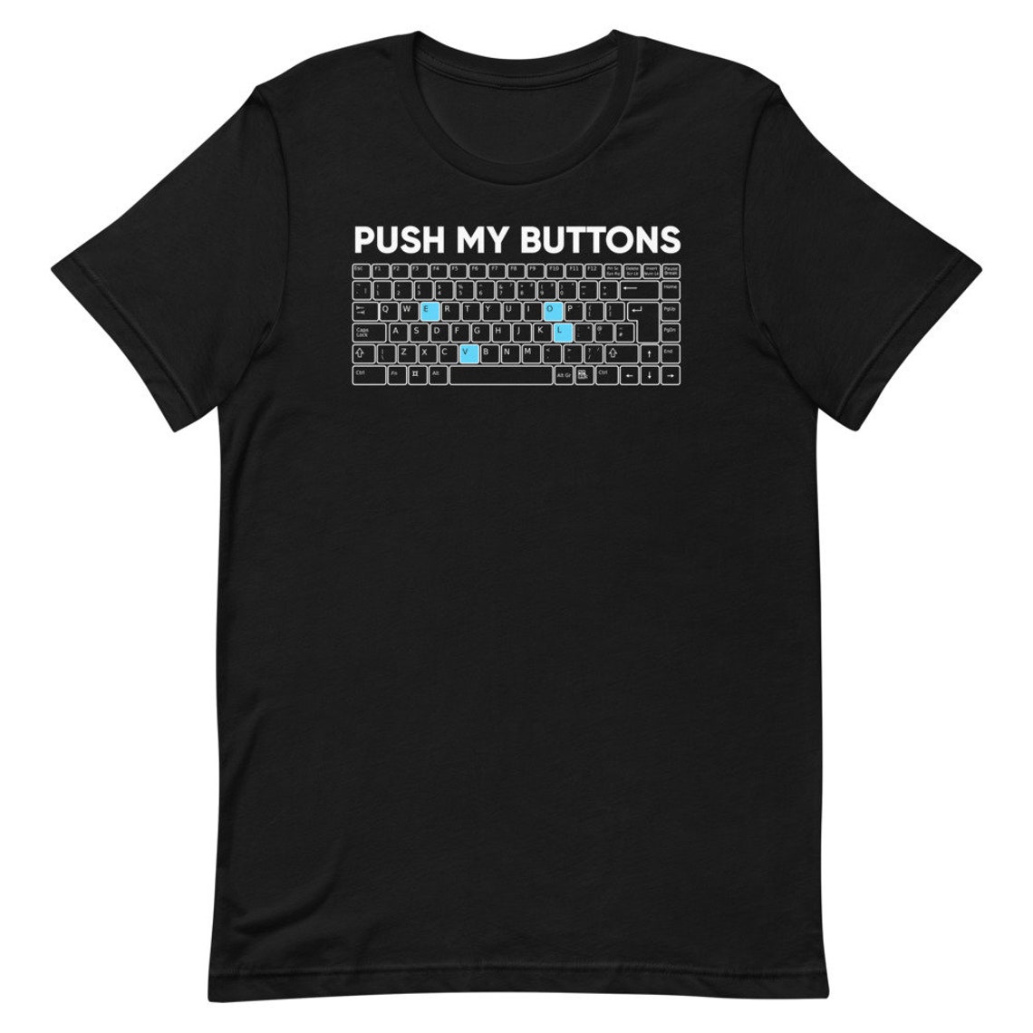 Funny Push My Buttons Tshirt Nerd Shirt Halloween Costume | Etsy