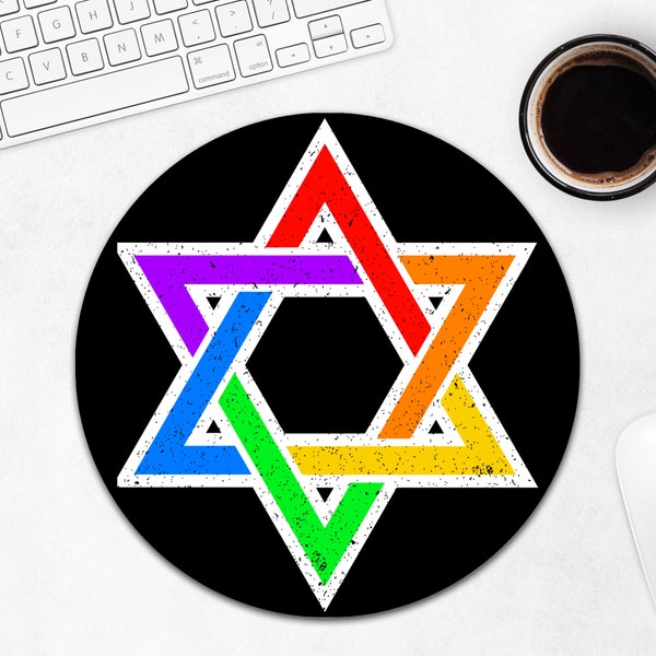 Rainbow Mouse Pad - Etsy