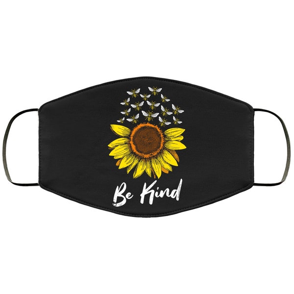 Sunflower Face Mask - Etsy