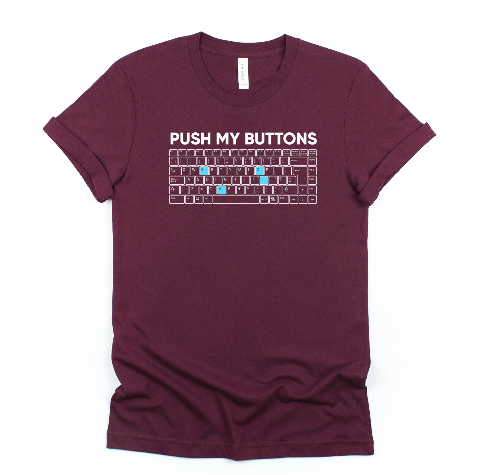 Funny Push My Buttons Tshirt, Nerd Shirt, Halloween Costume Tee ...