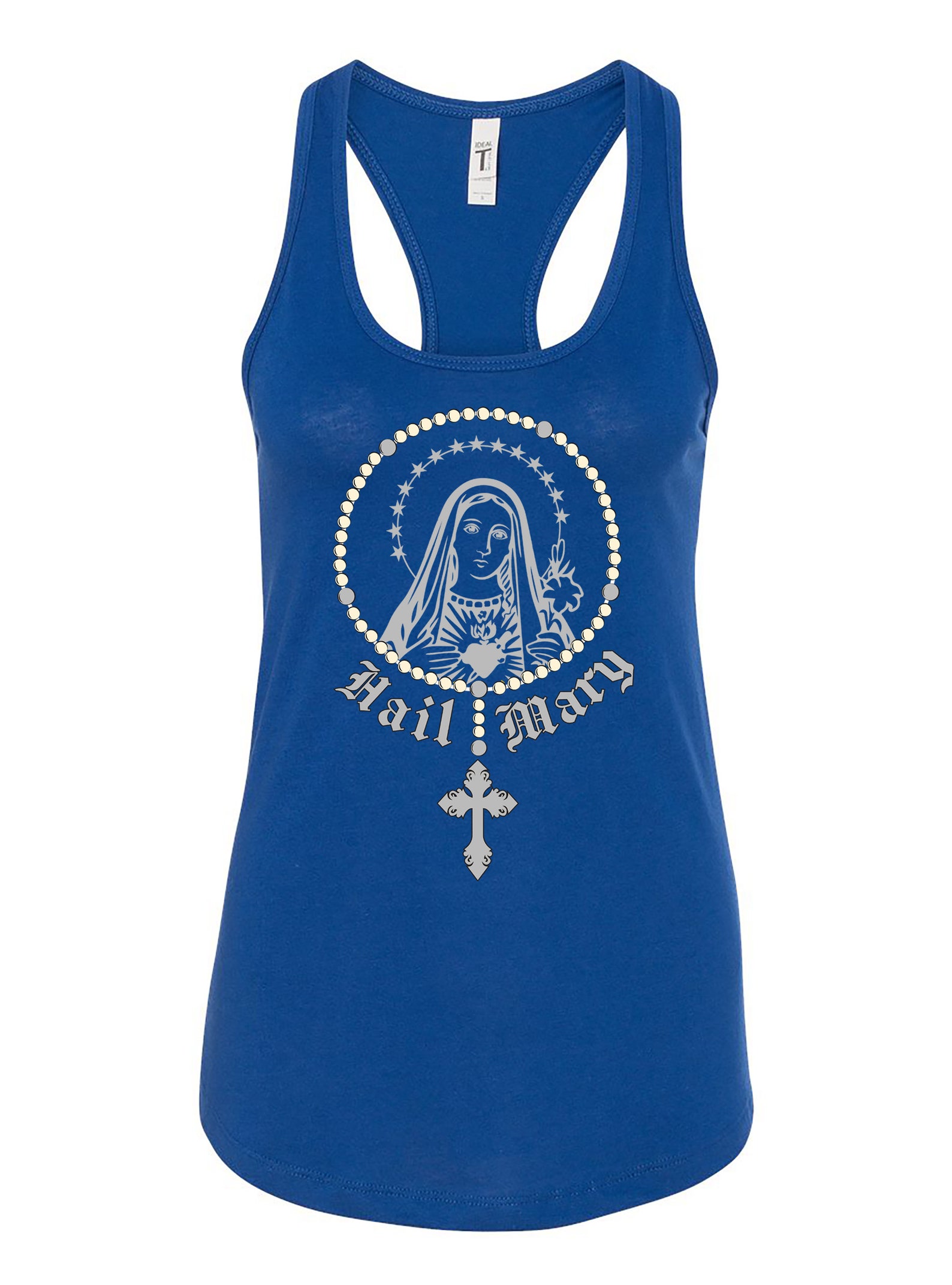 Womens Hail Mary Prayer Top, Virgin Mary Design, Spiritual Gifts ...