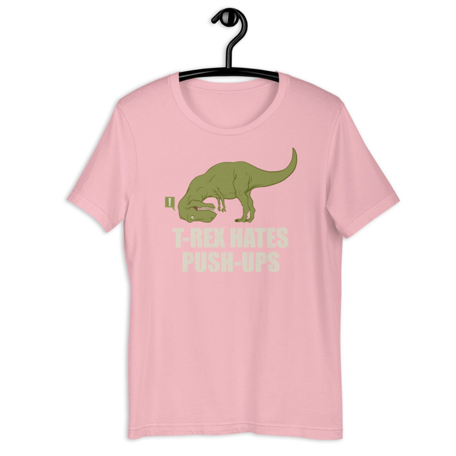 T-rex Hate Push Ups Tshirt, T Rex Push-up Shirt, Funny Trex Dinosaur ...