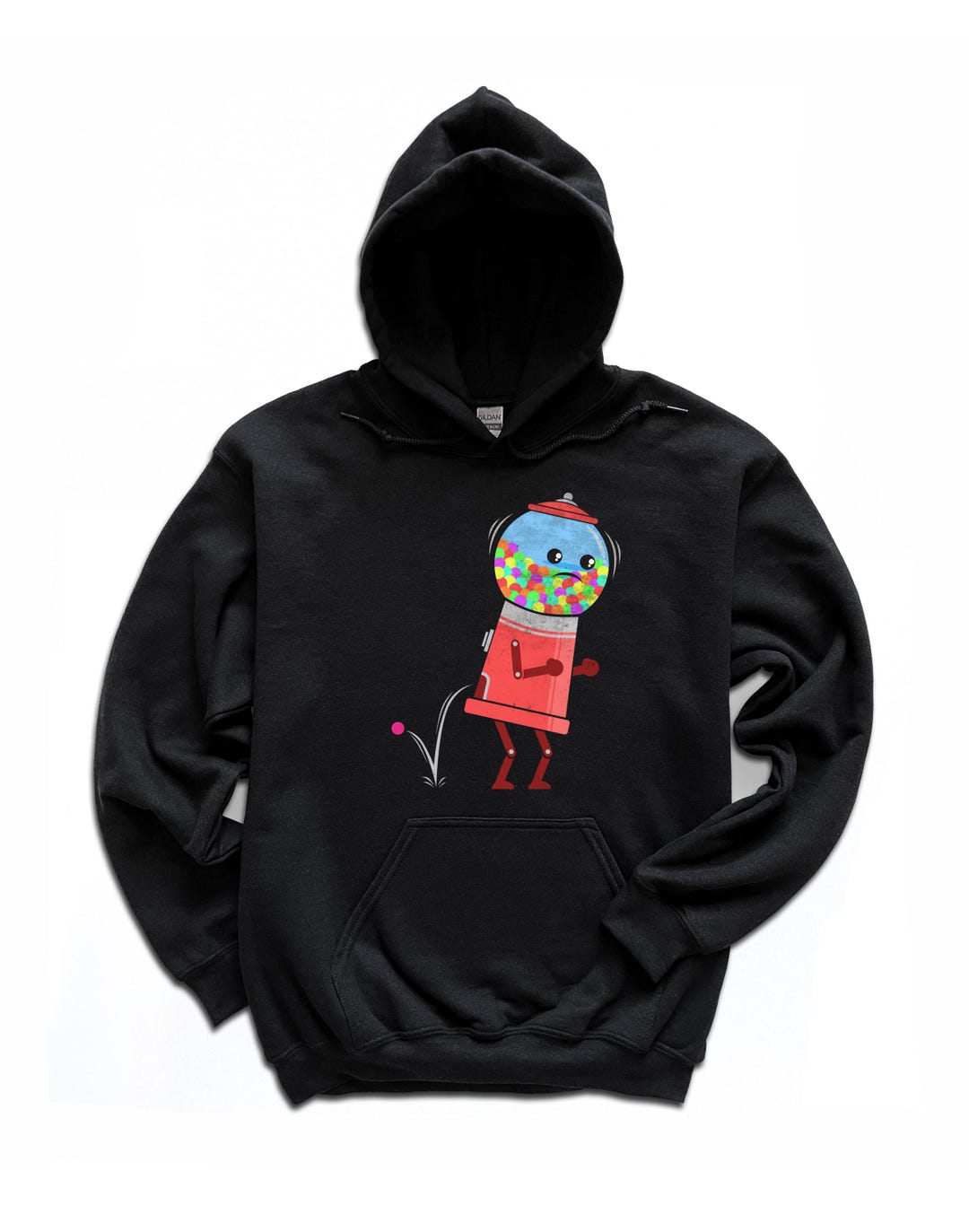 Gumball Machine Hoodie / Bubble Gum Pullover / Hooded Sweatshirt ...